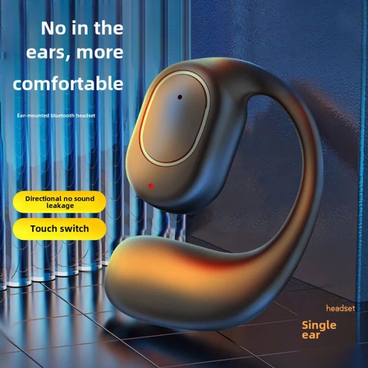 OWS Bluetooth Earphone Single Ear 2024 New Wireless Sports Noise ...