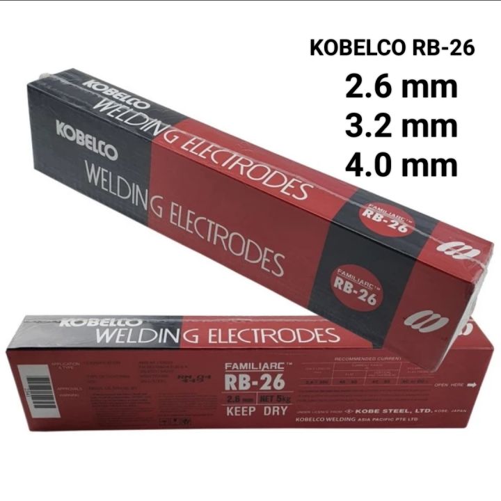 Kawat Las KOBELCO RB-26 KOBE STEEL E6013 2.6mm 3.2mm 4.0mm 5kg | Lazada Indonesia