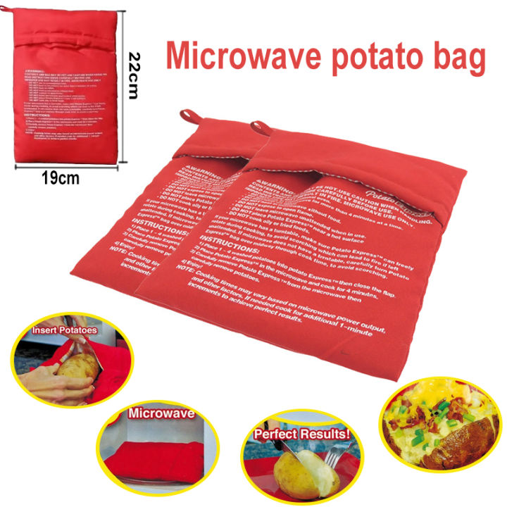 Microwave potato bags, reusable fast microwave potato bags, baked ...