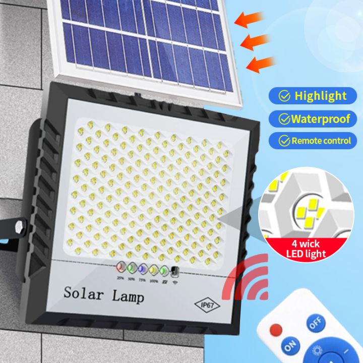Solar light outdoor original waterproof spotlight indoor led lights ...