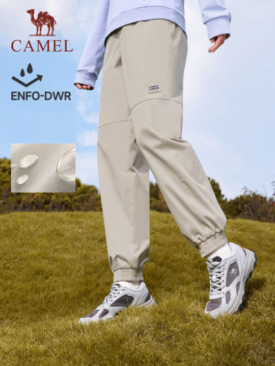 Camel women's water-repellent pants female working loose sports pants ...