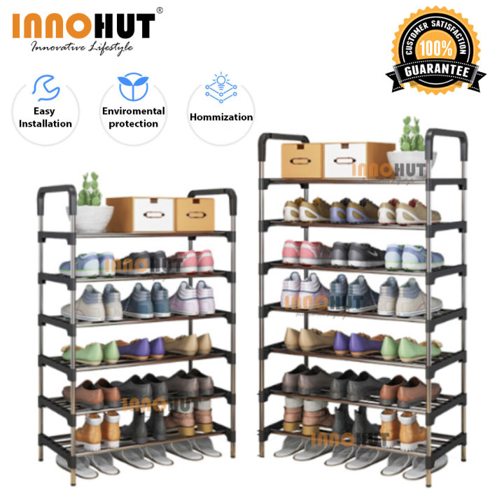 Innohut Multilayer Shoes Storage Organizer Rack Space Saving Stackable ...