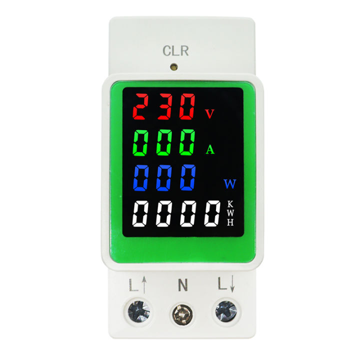 Din Rail điện đồng hồ đo năng lượng AC160-275V 100A điện tử đồng hồ kWh ...