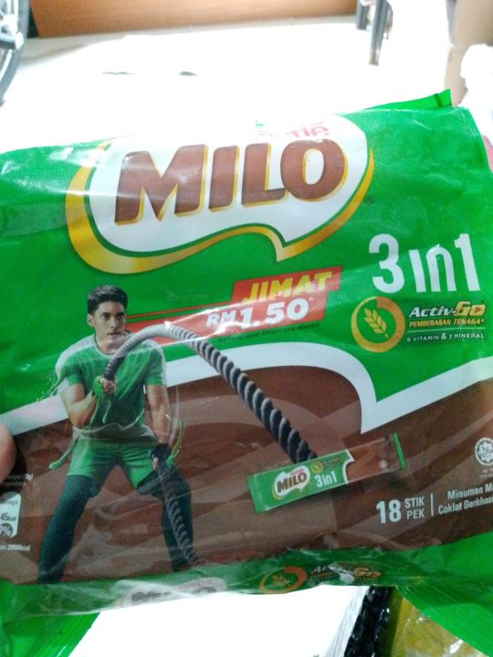 Kemasan Baru Milo 3 in 1 sachet Tulis Jimat | Lazada Indonesia