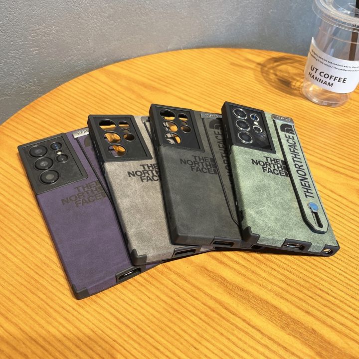 Case Samsung Galaxy S23Ultra S22Ultra THE-NOR-FACE Suede Phone Soft ...