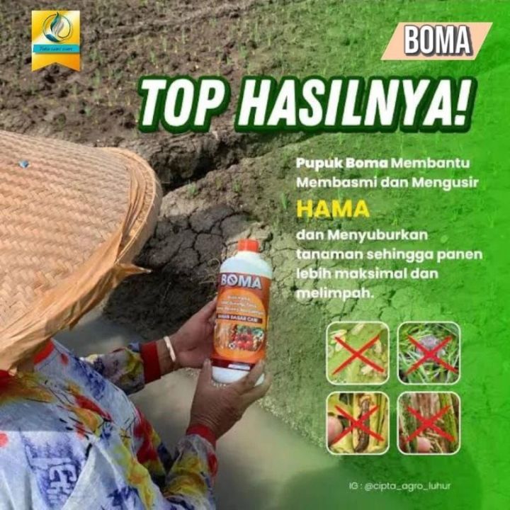 Spesial 1 liter boma ORI rajanya pengusir hama paling efektif dan ...