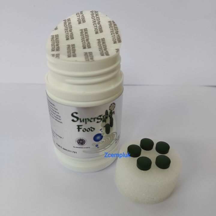Supergreen Food KK SGF 50 Tablet Vitamin C , A , E , B Suplemen Kesehatan Multivitamin | Lazada ...