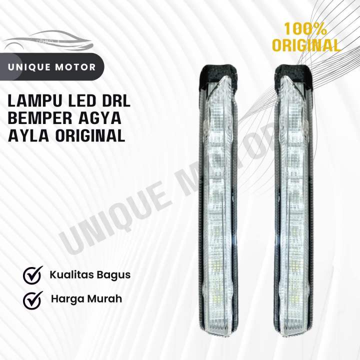 LAMPU LED DRL BEMPER AGYA AYLA ORIGINAL | Lazada Indonesia