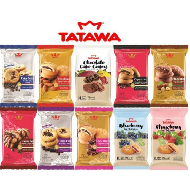 คุกกี้ TATAWA Cookies (เลือกรสชาติ) Tatawa คุ้กกี้ Tatawa ขนมคุกกี้ ...