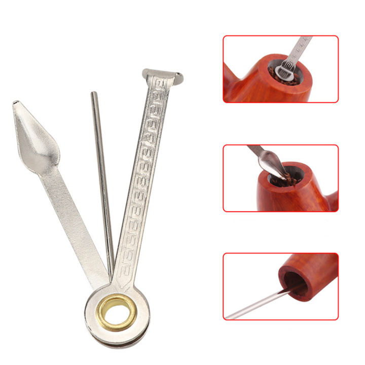 Stainless Steel Smoking Tool Multifunction Cleaners Smoking Knife Wood ...