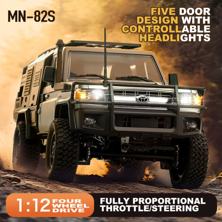 Mn82 Mn82S 1:12 2.4กรัมเต็มรูปแบบรถบรรทุกขนาดสั้นเก็บปิ๊กอัพซูเปอร์ ...