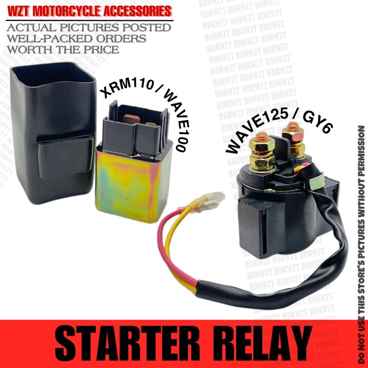 CSL HONDA WAVE 125 / GY6 / XRM110 / WAVE 100 STARTER RELAY Motorcycle ...