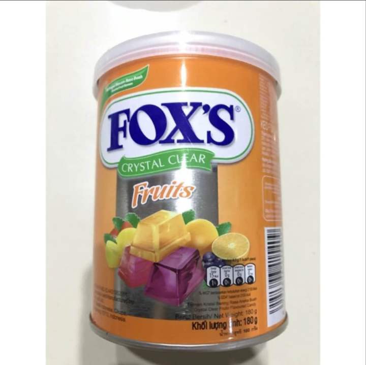 Permen FOX’S FRUITS KALENG 180 gr | Lazada Indonesia