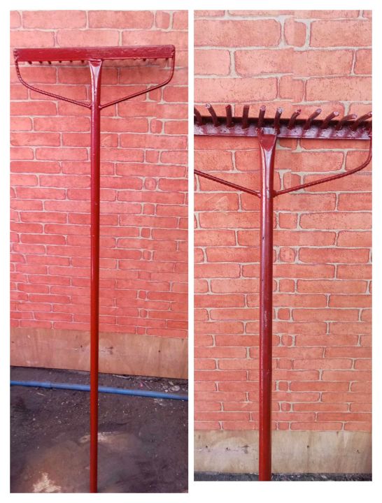 Kalaykay Heavy Duty o Garden Rake fully weld 12tooth 13inch head 4ft ...