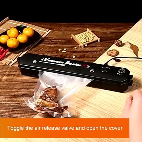 Automatic Food Vacuum Sealer Machine Vacuum Fresh Keeping Bag Plastic ...