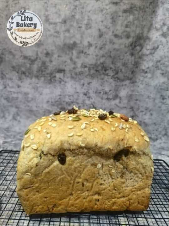 German Bread Muesli (Roti Gandum Muesli) | Bebas Telur, Gula, Susu ...