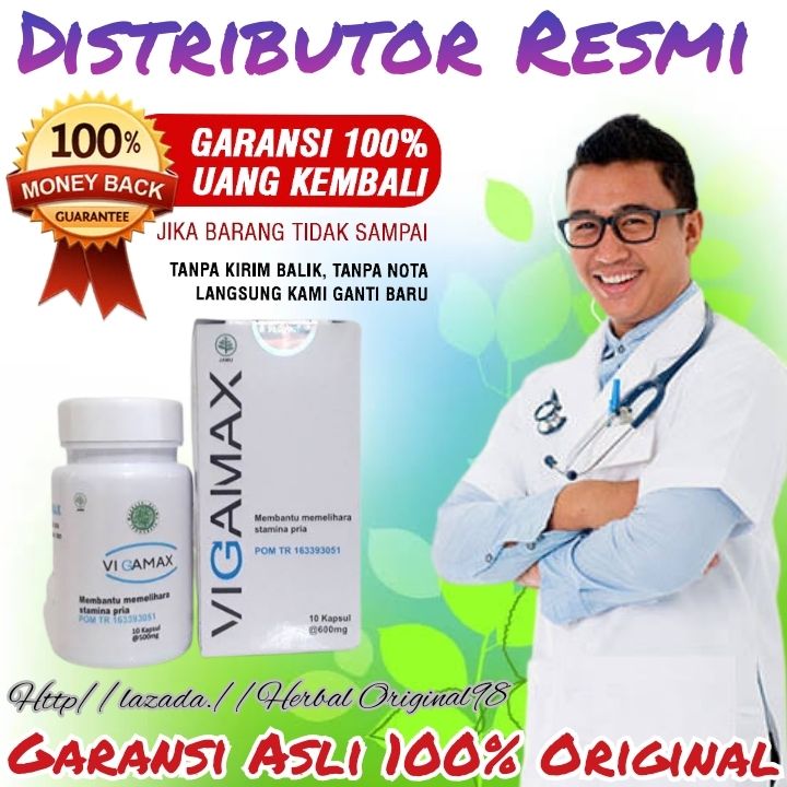 VIGAMAX ASLI ORIGINAL 100% Suplemen Multivitamin Pria Obat Herbal Ampuh | Lazada Indonesia