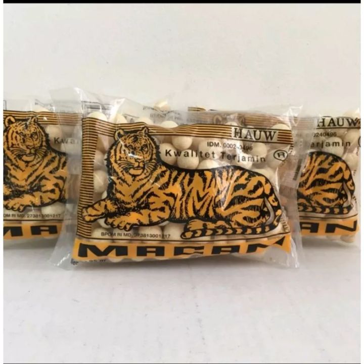 3 pcs kacang shanghai cap macan 180 gr/kacang atom jadul/snack kacang ...