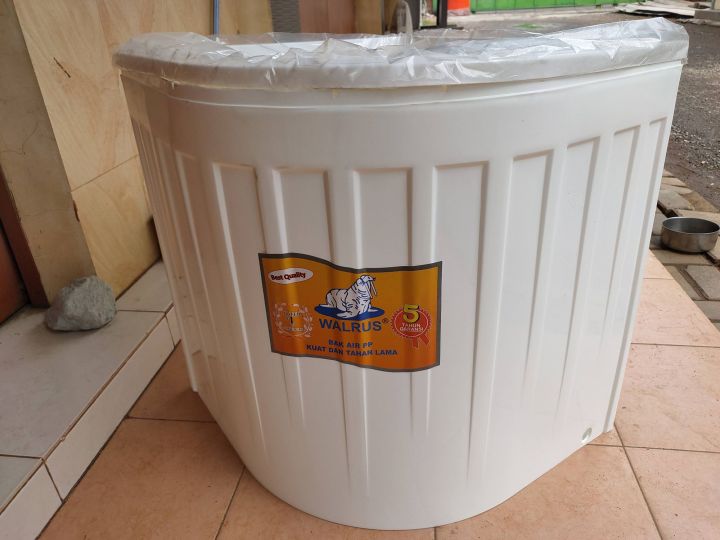 Bak Air Kamar Mandi Model Sudut PVC Minimalis Warna Putih FREE ONGK ...