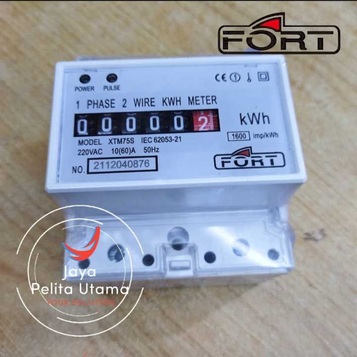 kWh Meter 1phase 2-50Hz Analog-Digital XTM75S-XTM75SA FORT | Lazada ...