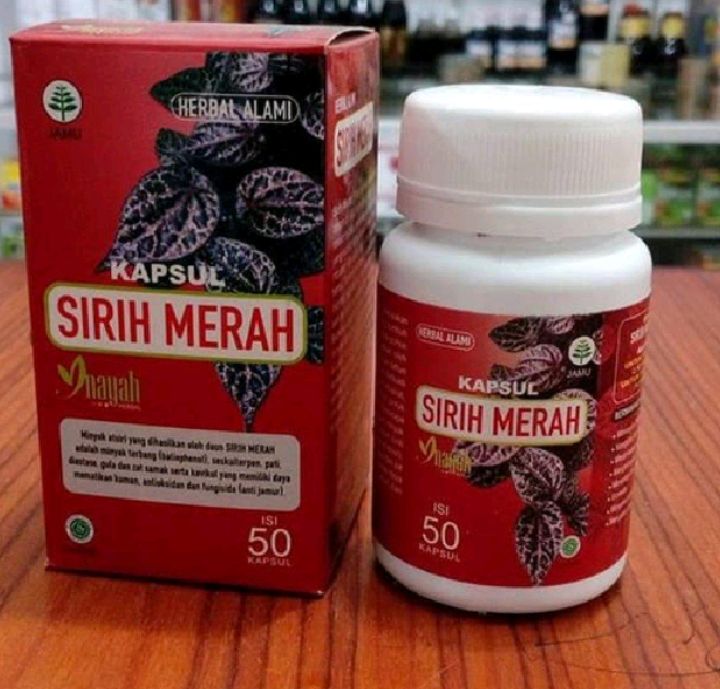 Kapsul Sirih Merah 50's Inayah/ Obat keputihan / Obat antibiotik alami ...