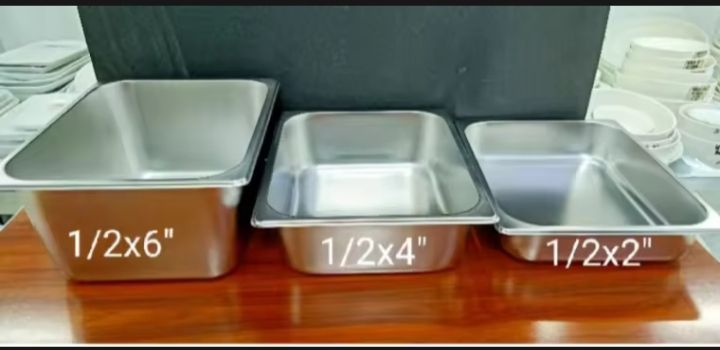 1/2 GASTRONORM FOOD PAN STAINLESS STEEL HALF SIZE | Lazada PH