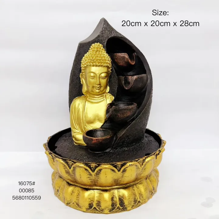 Water Fengshui Fountain Table Water Indoor Outdoor Table Buddha Water ...