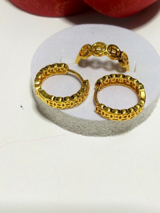 Money catcher Ring & Earrings Set w/ Free Ordinary Box | Lazada PH