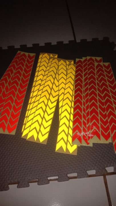 STICKER GARIS POLISI STICKER BOX MOTOR REFLEKTIP CUTTING | Lazada Indonesia