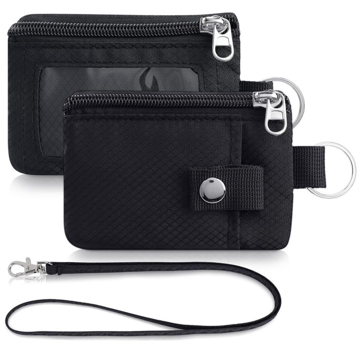 Mini ins Wallet ID Badge Holder Waterproof Nylon Zipper Pouch and ...