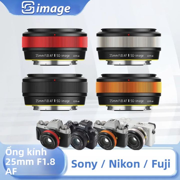 Ống Kính Chụp Chân Dung Khẩu Độ Lớn Lấy Nét Tự Động 25mm F1.8 AF APS-C ...