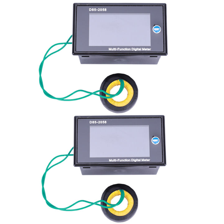 Single-Phase AC Power Monitoring Device with Digital LCD Screen for ...