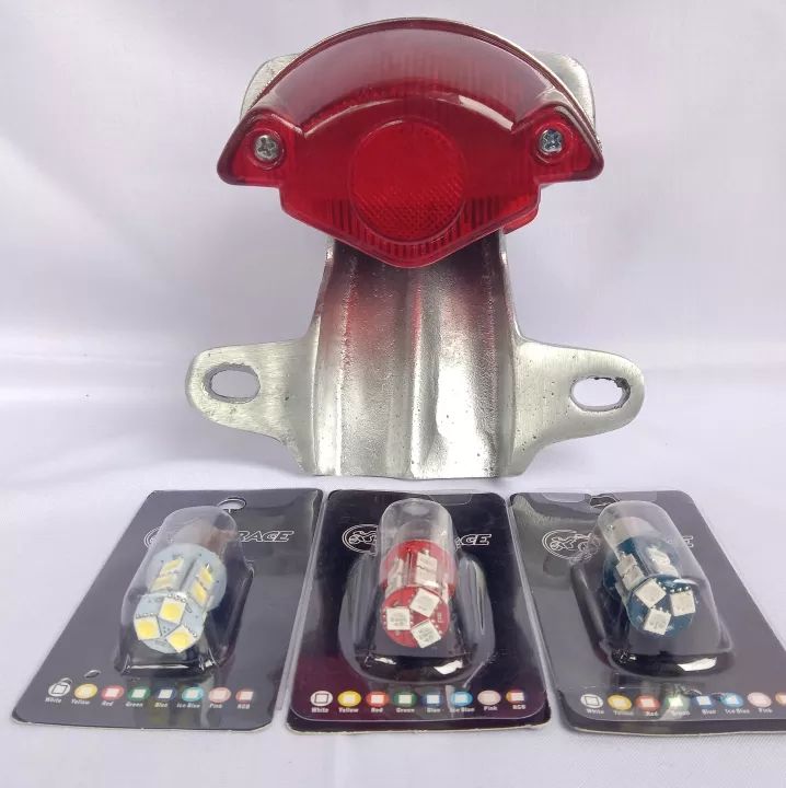 LAMPU STOP BELAKANG KODOK CB SET V80 BESI SET LAMPU STOP LED STROBO ...