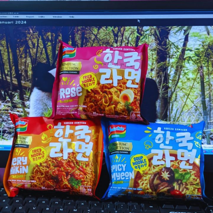 Indomie instan premium korean Ramyeon Goreng 3 Varian Rasa 94gr ...