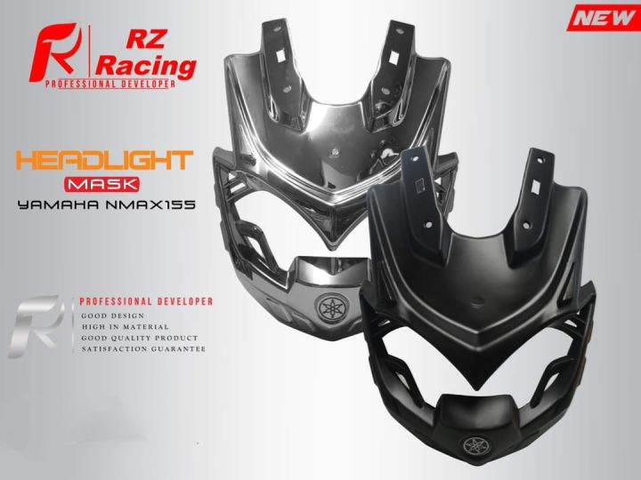 RZ racing headlight mask cover nmax v1 | Lazada PH