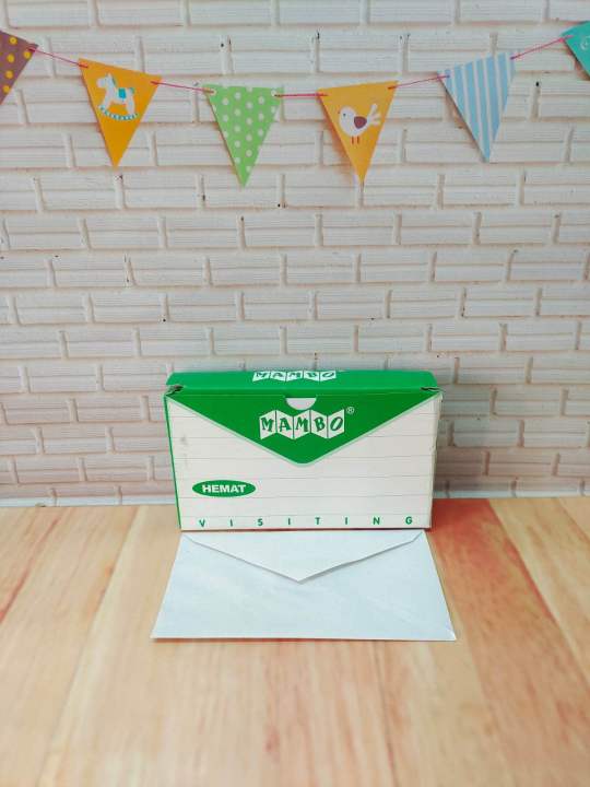 Amplop Putih Polos Kecil Visiting MAMBO 7 x 12 CM / Amplop Mini Mambo 7 ...