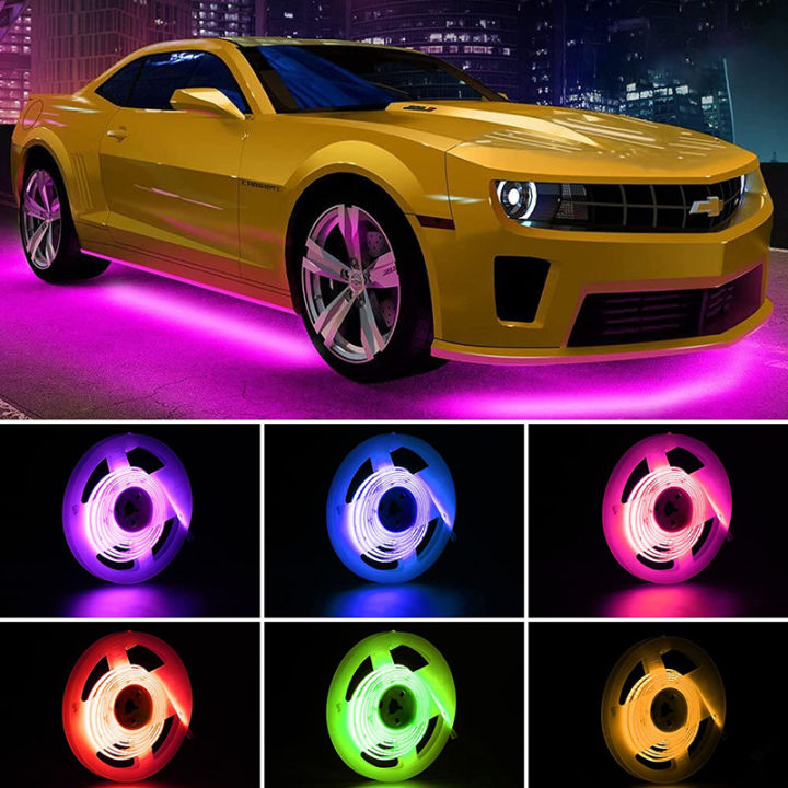 Angelila lampu hiasan self-adhesive COB led light strip 12V 24V ultra ...