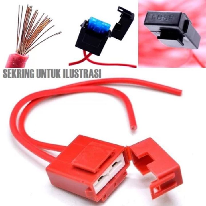 Soket Fuse Holder Box DX Keramik Rumah Sekring Tancap Tusuk Kramik ...