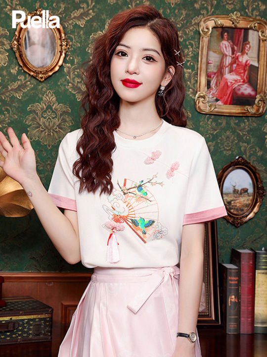 Puella | เสื้อยืดดีไซน์สุดอ่อนช้อย | Lazada.co.th