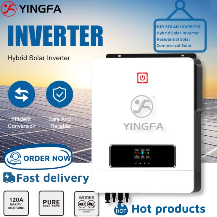 YINGFA 10.2kW Hybrid Power Inverter 120A MPPT Solar Charge DC 48V to ...