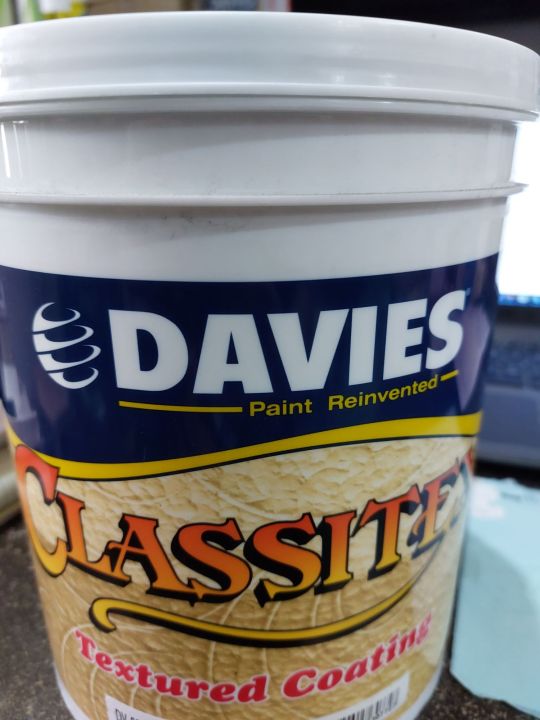 Davies Classitex 100% Acrylic Water-Based Textured Paint 4 Liters ...