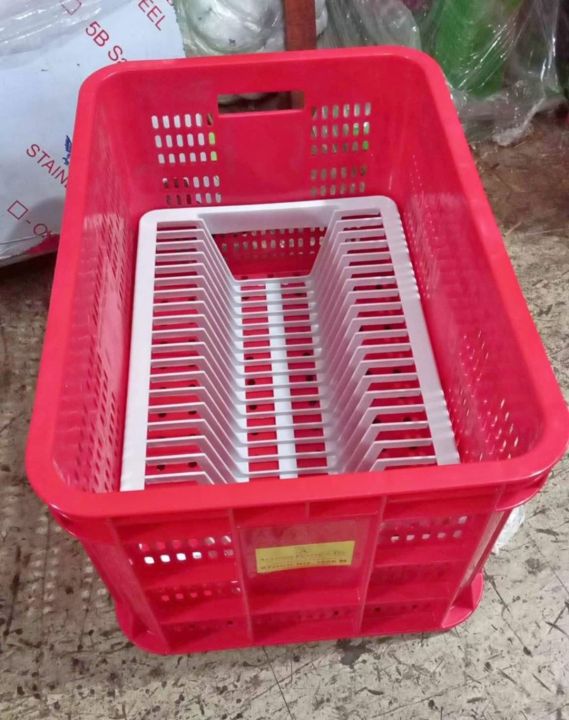 HEAVY DUTY PLATE CRATES ORGANIZER STACKABLE | Lazada PH
