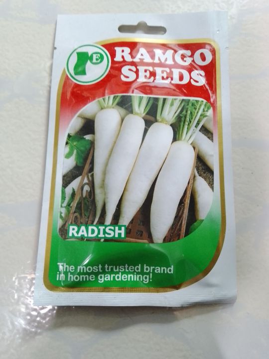 RADISH SEEDS(PACK SIZE )RAMGO SEEDS | Lazada PH