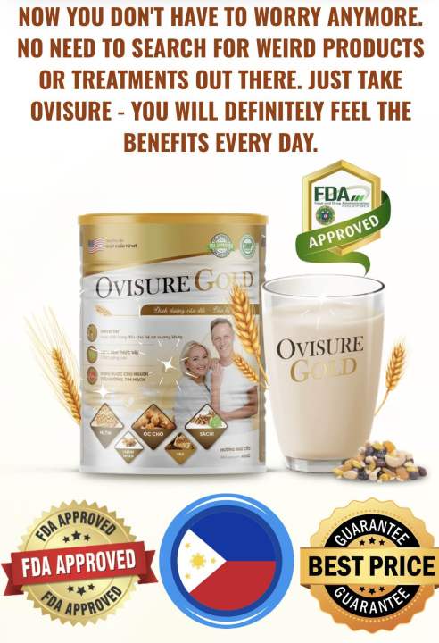 Ovisure Gold Milk Original for Joint and Bones Nut Milk Shoulder Pain ...