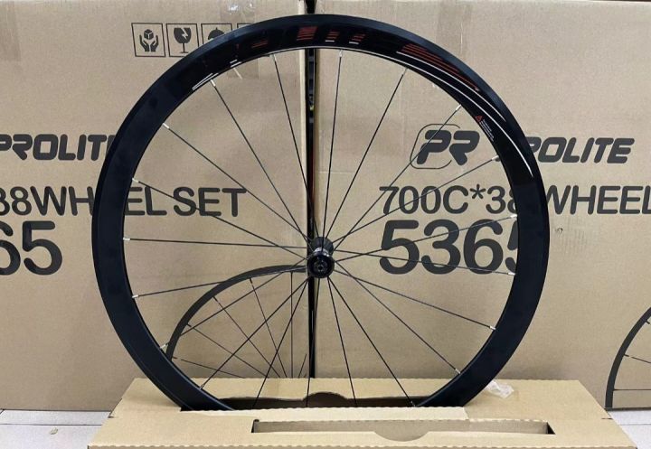 Prolite 700c Aluminium Clincher Wheels Road Bike Rim Super Loud Bicycle ...