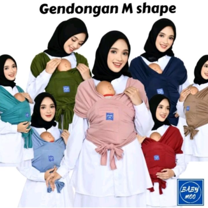 Gendongan baby wrap gendongan bayi 2in1 gendongan m shape gendongan ...