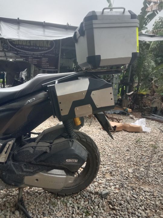 HONDA ADV 150-BRAKET BOX WITH SIDE PANNIER (heavy duty) | Lazada PH