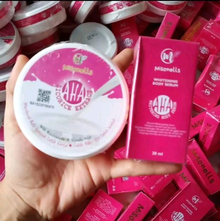paket lengkap AHA Body Serum Bleaching Misonells | Misonells AHA Body Serum | bleching aha body ...