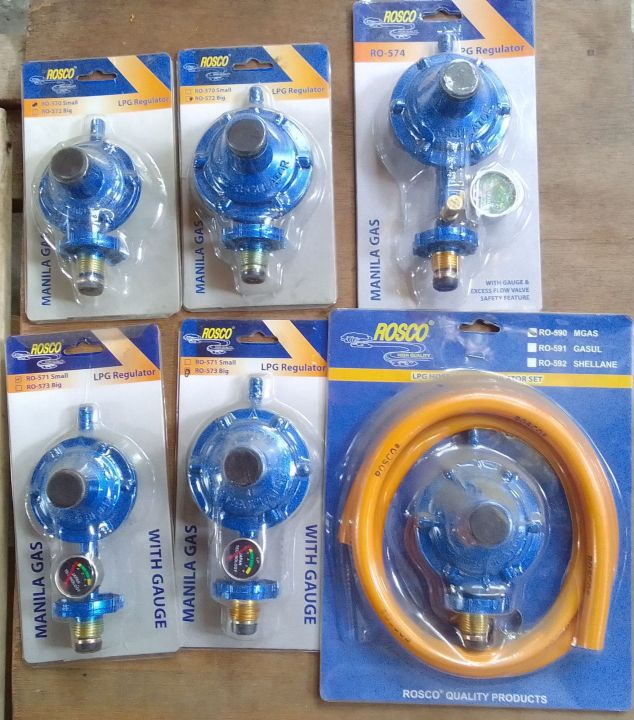 ROSCO (MANILA) MGAS LPG REGULATOR SMALL, WITH GAUGE, BIG, WITH GAUGE ...
