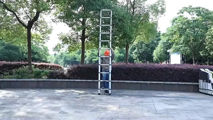 ladder aluminium heavy duty telescopic ladder ladder foldable step ...